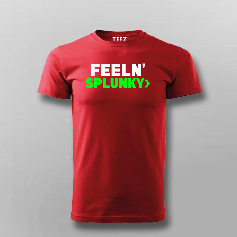 Feeln' Splunky Funny Programming T-shirt For Men – TEEZ.in