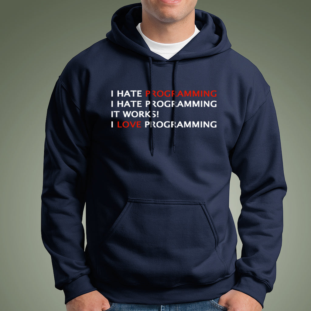 I Hate Programming Computer Programmer Coding Hoodies For Men – TEEZ.in