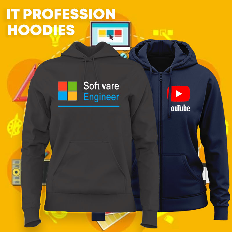 IT Profession Hoodies For Women - TEEZ.in