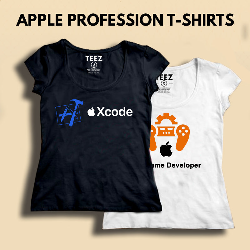 Apple Programming Profession T-shirts For Women - TEEZ.in