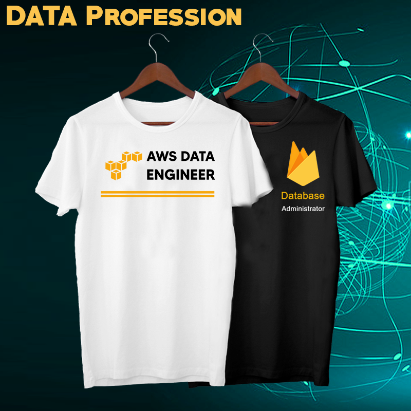 Data Analyst - Data Scientist Men's Profession T-shirts - TEEZ.in