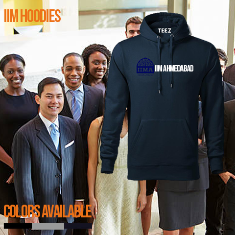 IIM - Indian Institute of Management Hoodie For Men Online India - TEEZ.in
