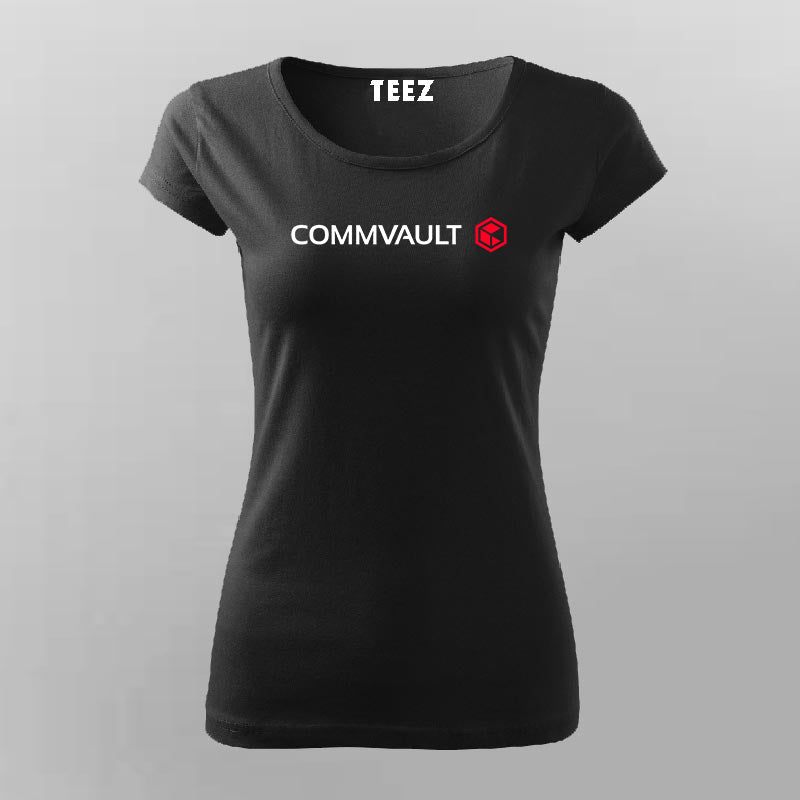 Commvault Logo T-Shirt For Women – TEEZ.in