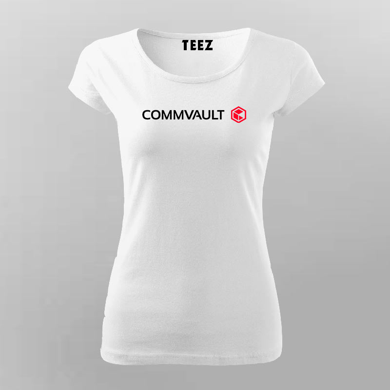 Commvault Logo T-Shirt For Women – TEEZ.in