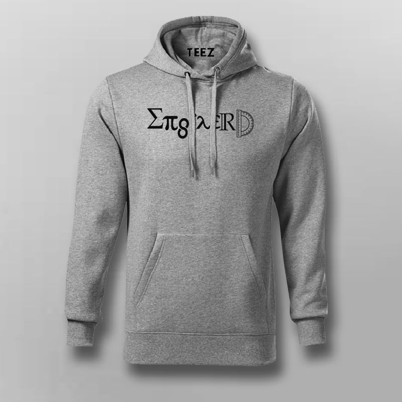 Engineer Spelled out in Symbols Engineering Hoodies For Men – TEEZ.in