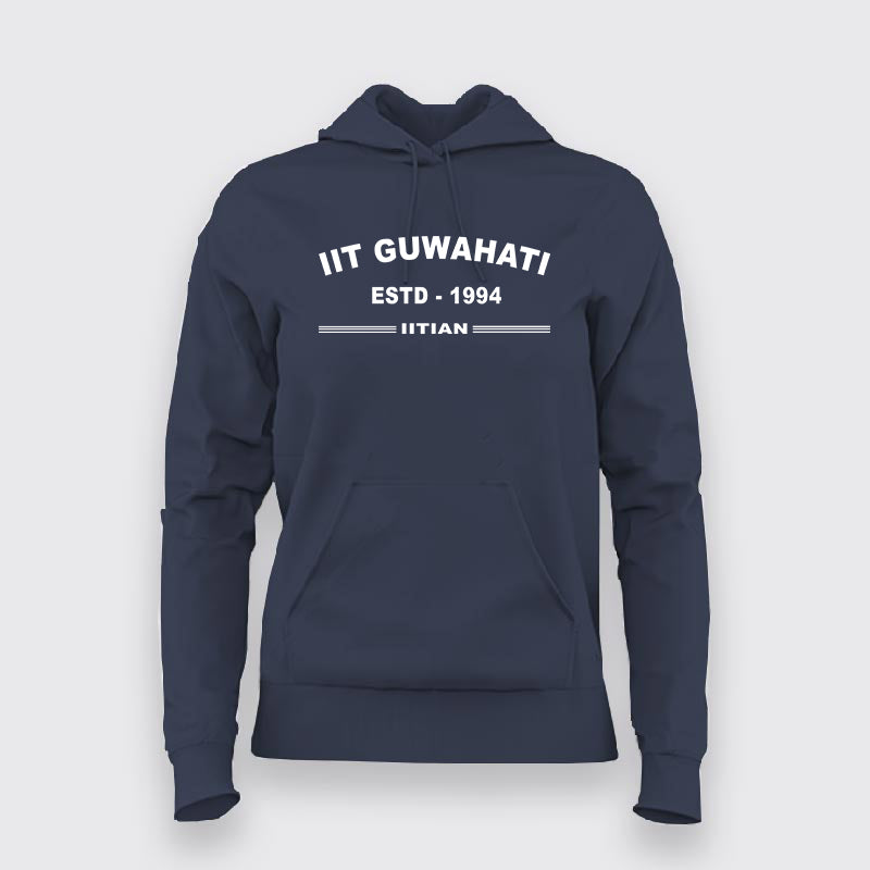 IIT Guwahati ESTD 1994 Hoodies For Women – TEEZ.in