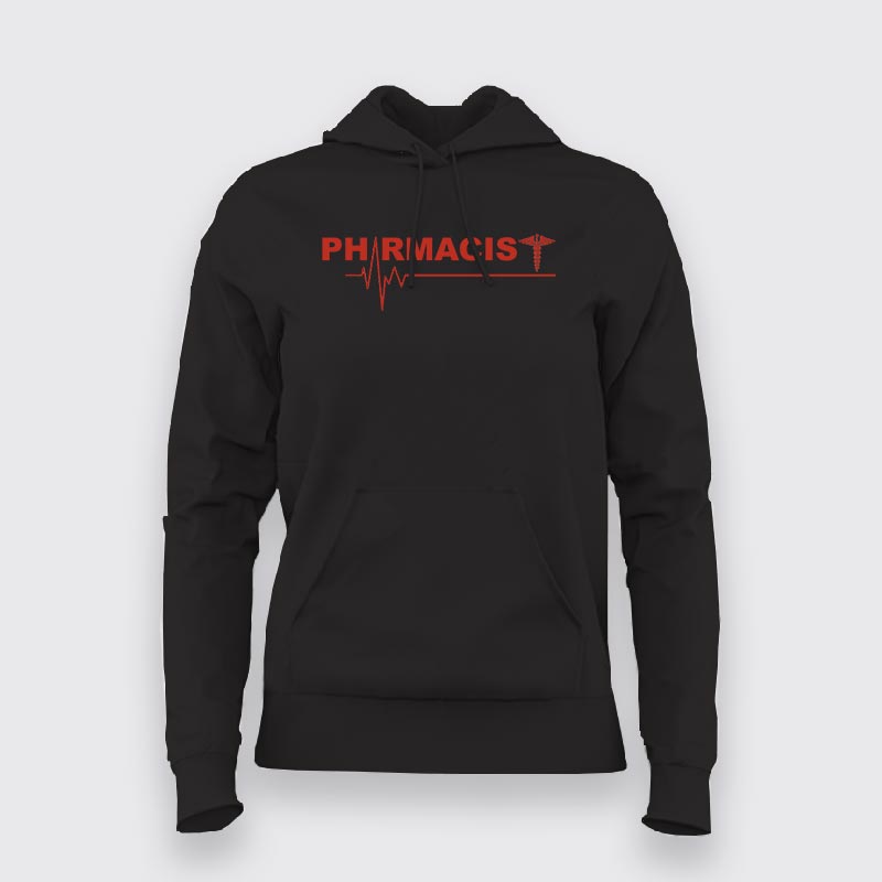 Essential 'Pharmacist' Hoodie | Celebrate Your Pharmacy Career - TEEZ.in