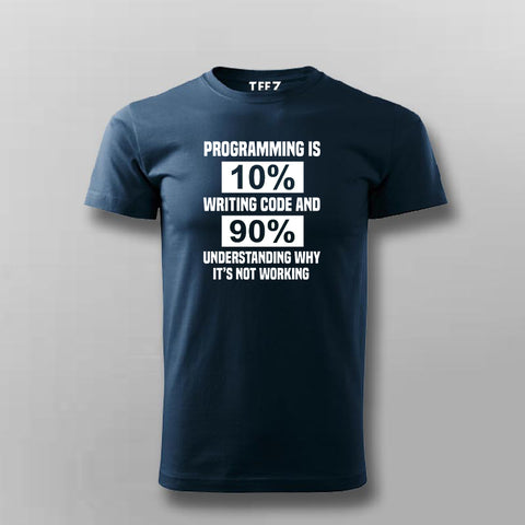 Vintage Coding For Programmer T-shirt For Men - TEEZ.in