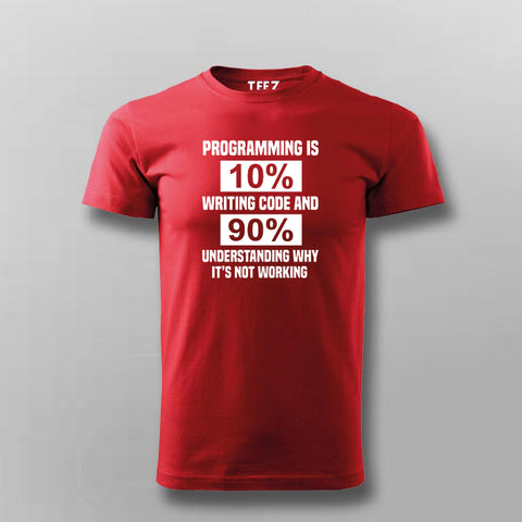 Vintage Coding For Programmer T-shirt For Men - TEEZ.in