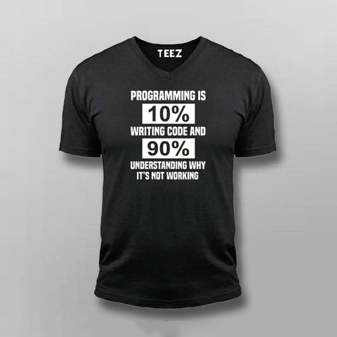 Vintage Coding Tee - Stylish Programmer Wear by Teez - TEEZ.in