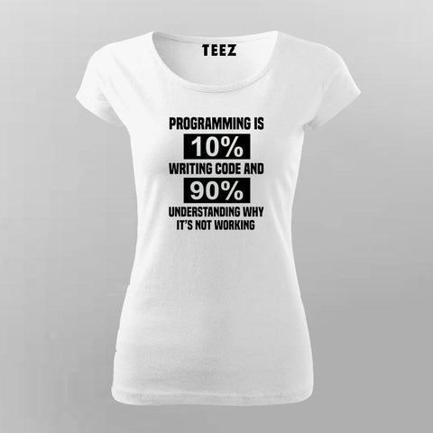 Vintage Coding For Programmer T-Shirt For Women – TEEZ.in