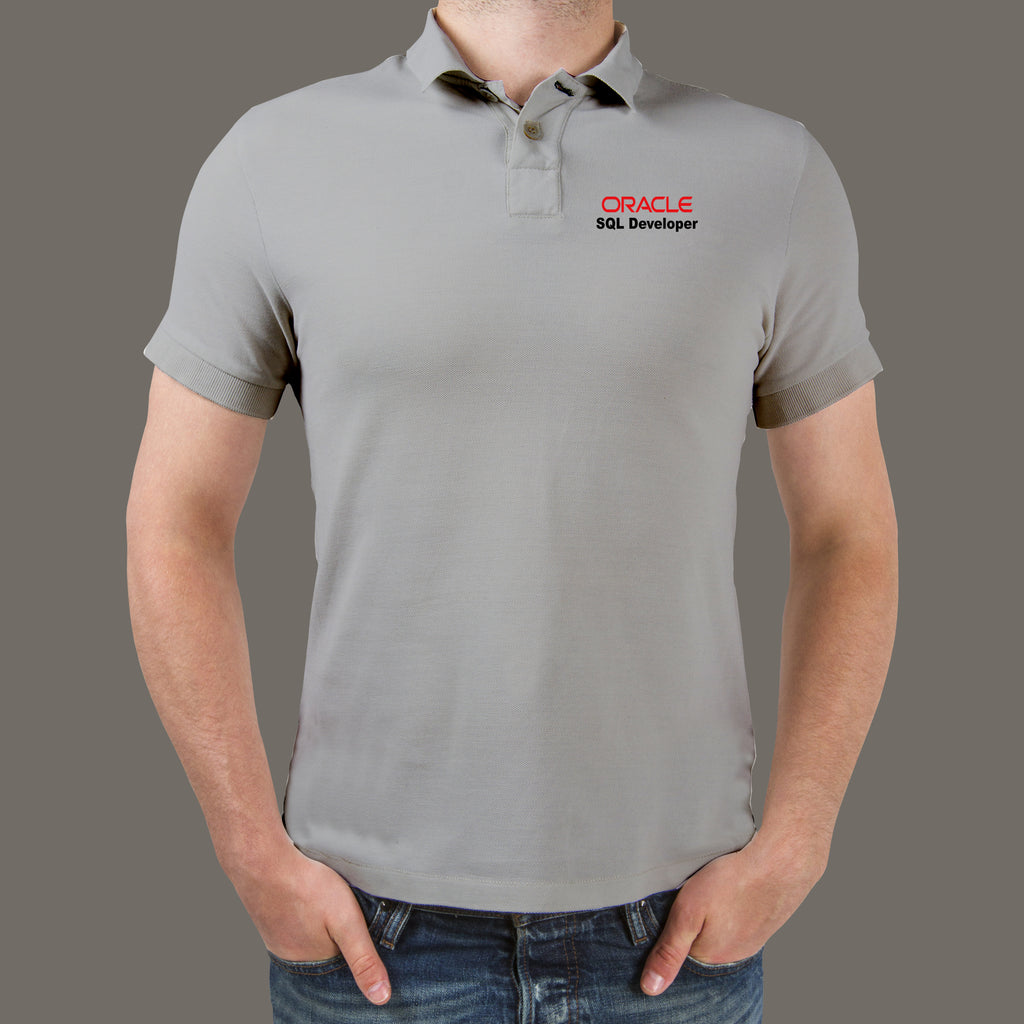 Oracle SQL Developer Polo T-Shirt For Men – TEEZ.in