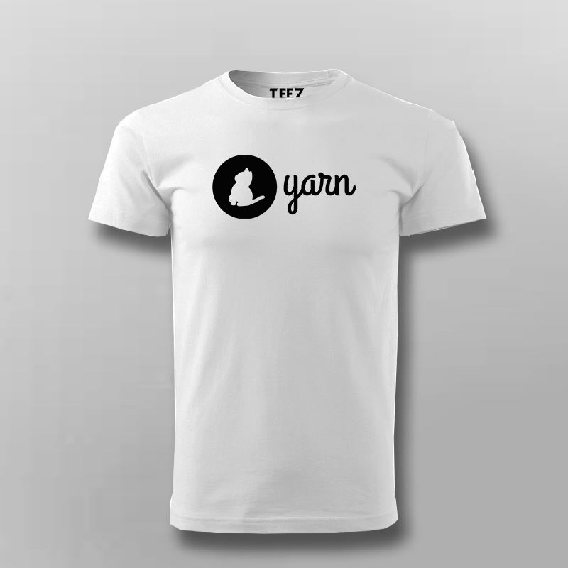 Yarn Js Logo T-shirt For Men - TEEZ.in
