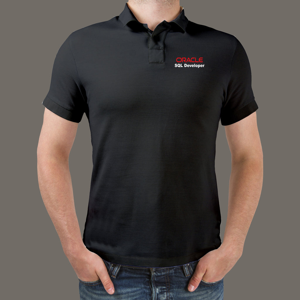 Oracle SQL Developer Polo T-Shirt For Men – TEEZ.in
