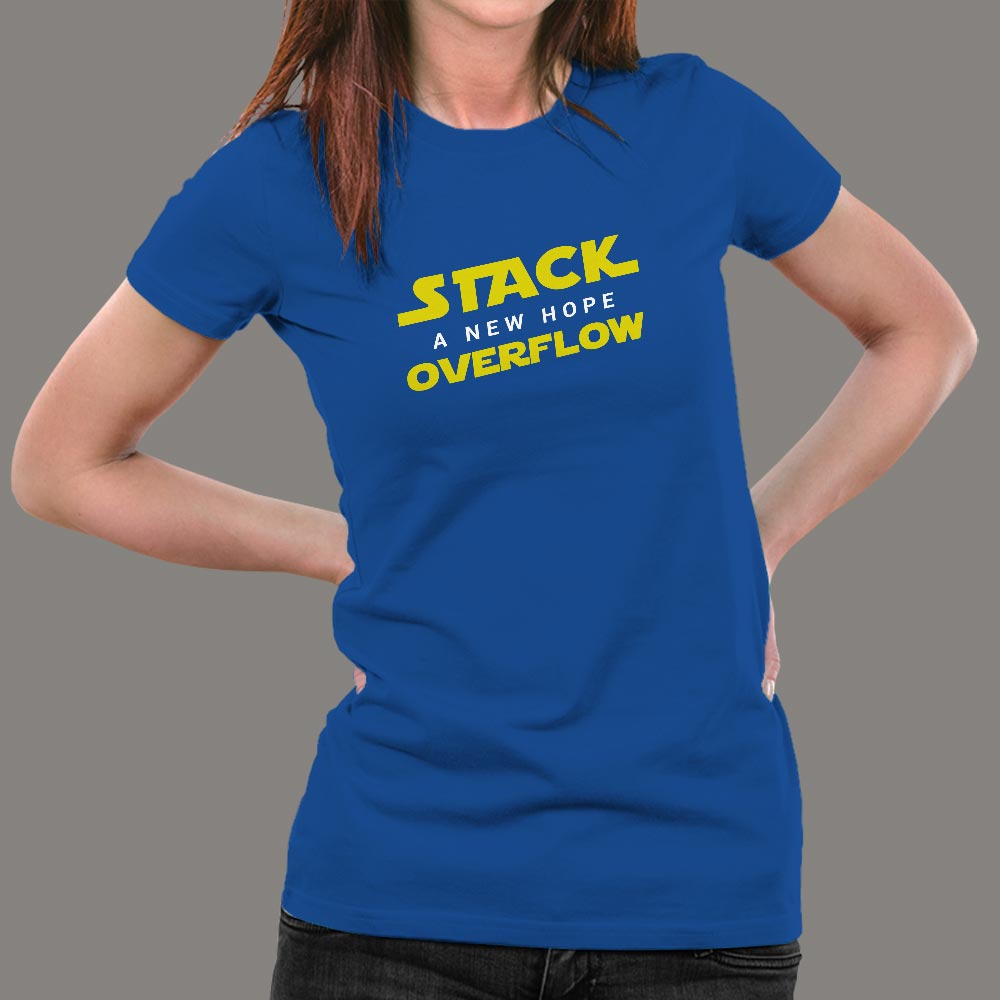 A New Hope Stack Overflow T-Shirt For Women – TEEZ.in