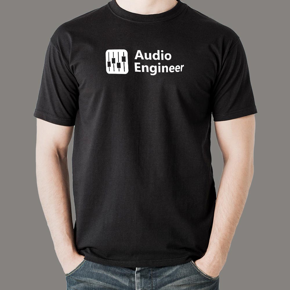 Audio Engineer Pro T-Shirt - Sound Perfectionist - TEEZ.in