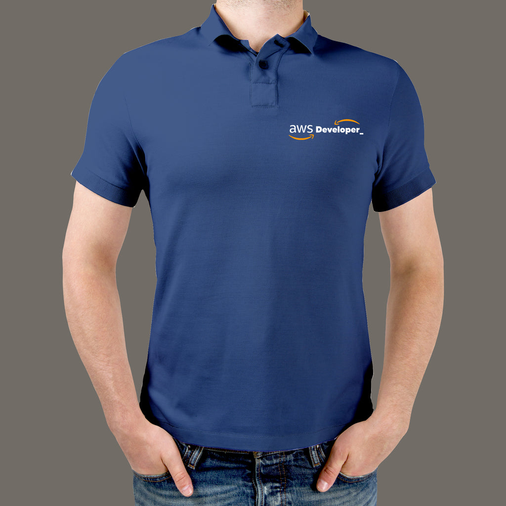 Aws-Developer- Men's Polo T-Shirt – TEEZ.in