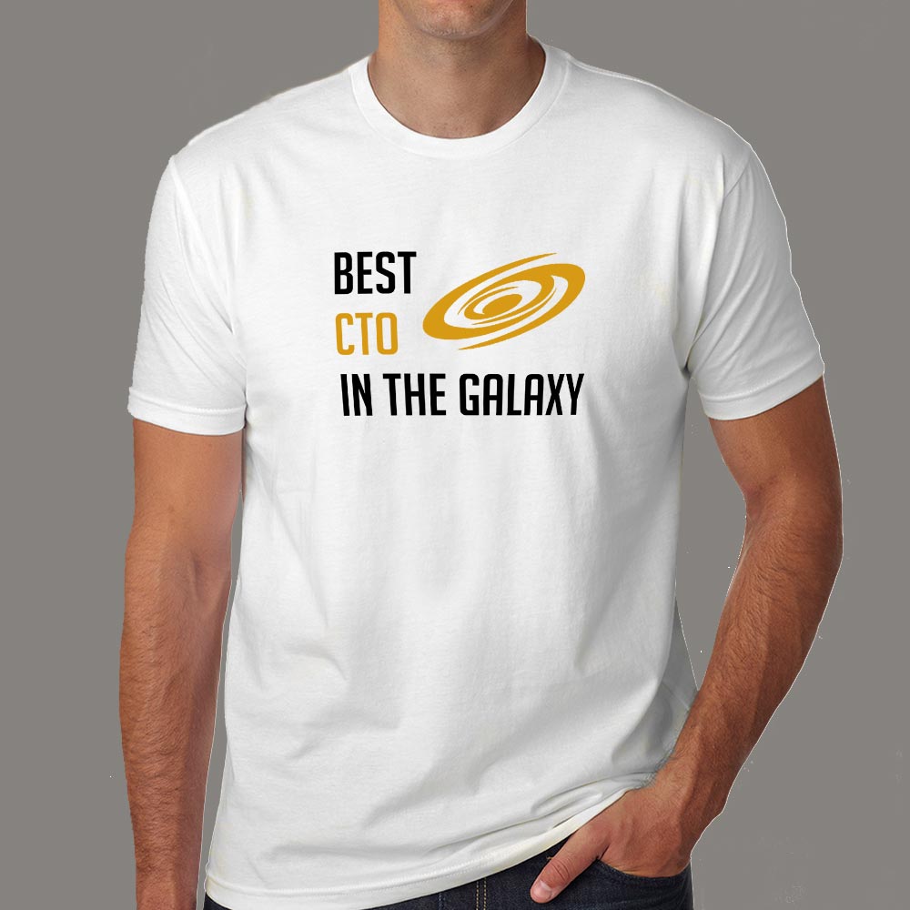 Galaxy's Best CTO T-Shirt - Leading with Vision - TEEZ.in