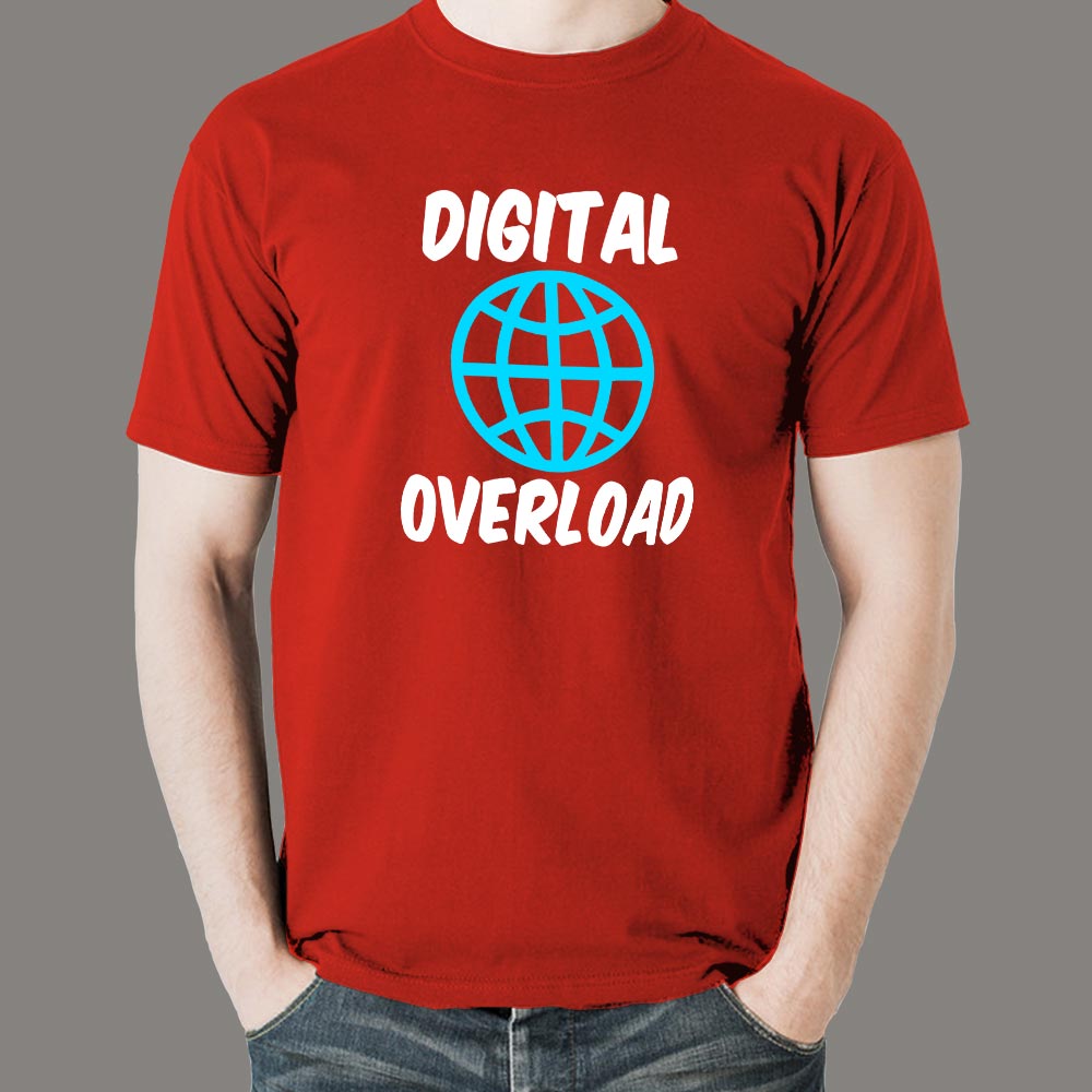 Digital Overload T-Shirt For Men's – TEEZ.in