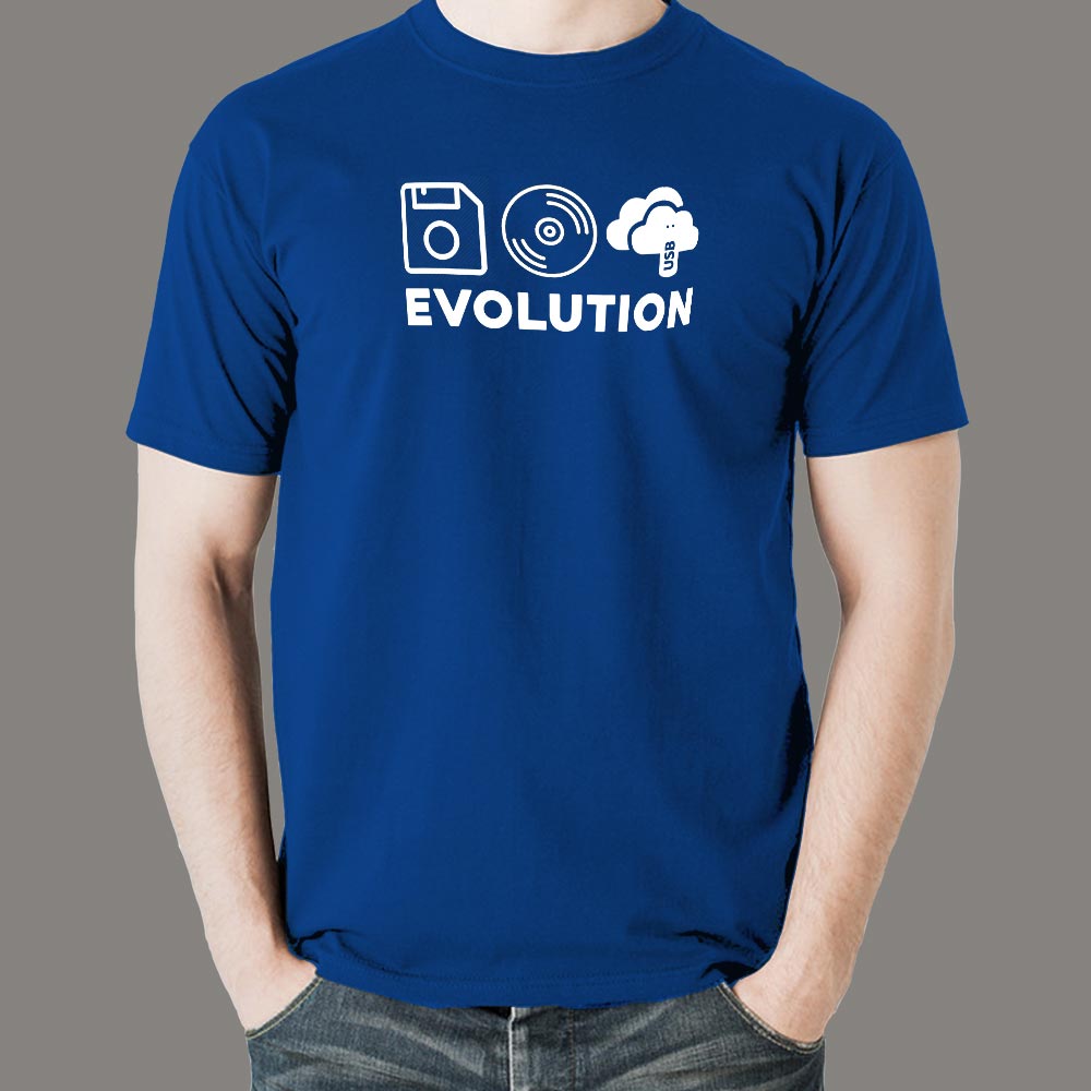 Evolution of Data Storage Computer Science T-Shirt For Men – TEEZ.in