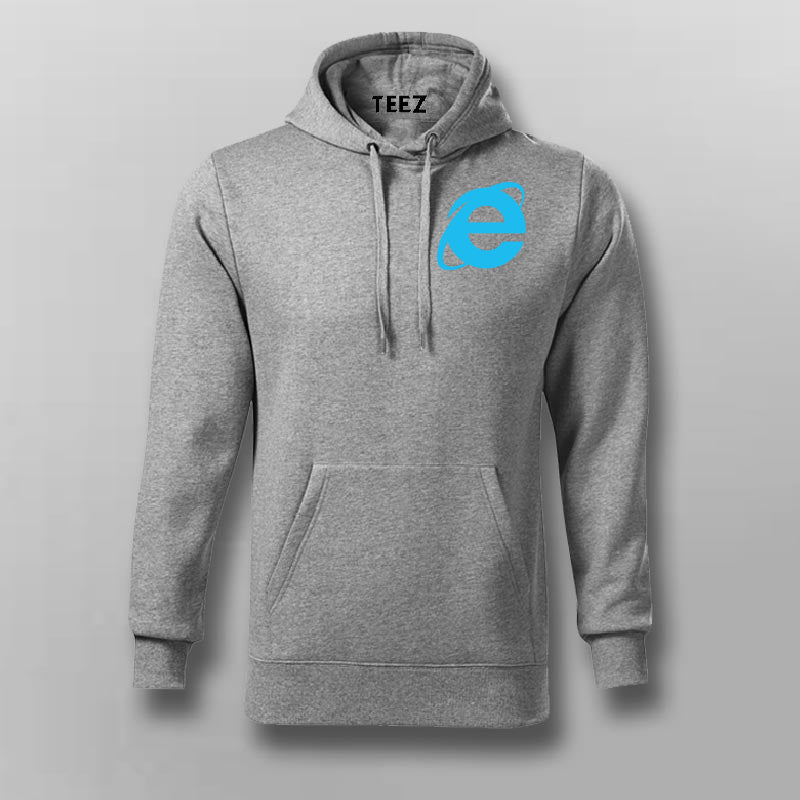 Internet Explorer - Morse Code logo Hoodies For Men – TEEZ.in