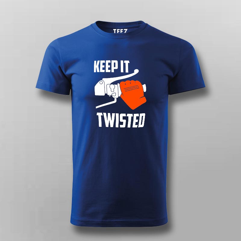 Keep It Twisted Men's Biker T-Shirt – TEEZ.in