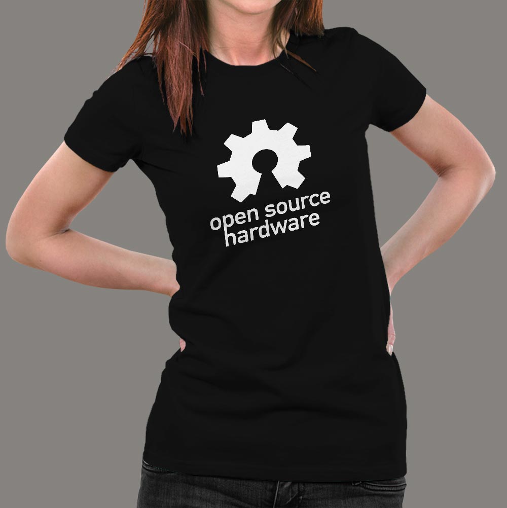 Open Source Hardware T-Shirt For Women - TEEZ.in