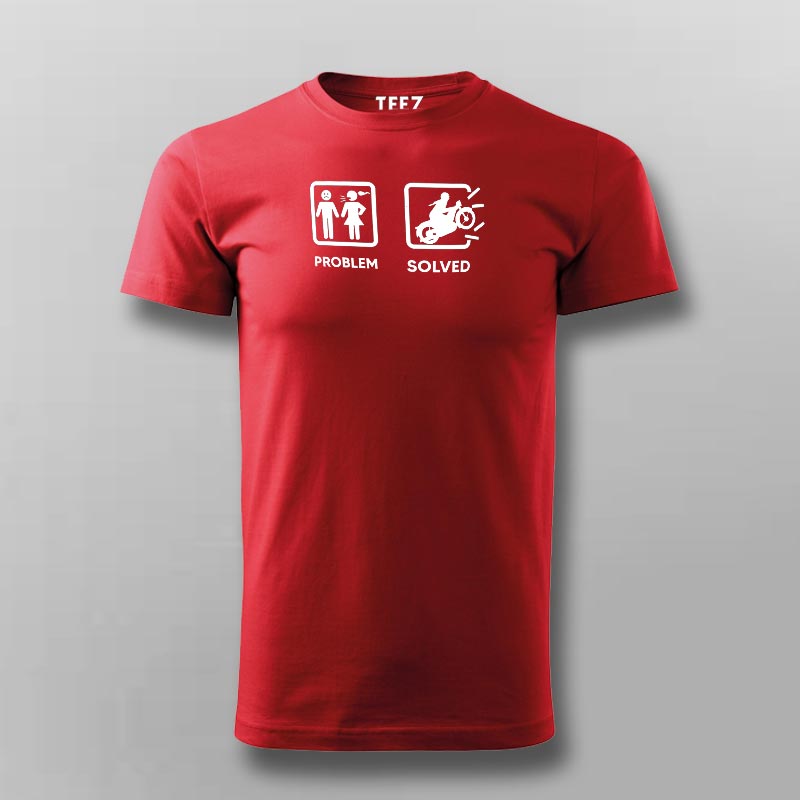 Problem Solved Men's Biker T-Shirt – TEEZ.in