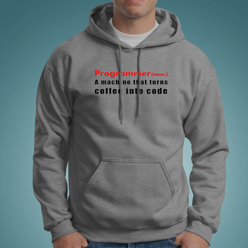 Funny Programmer Noun Joke Definition Hoodies For Men – TEEZ.in