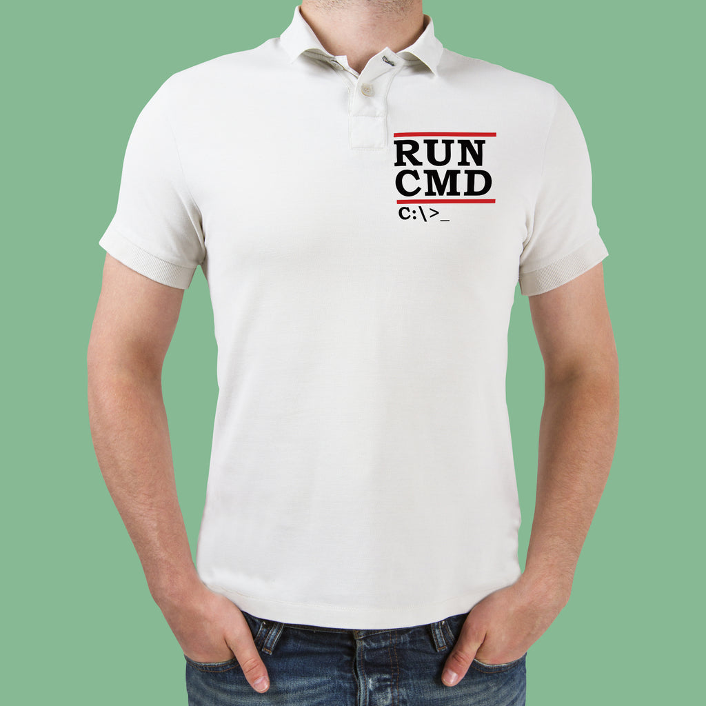 Run Cmd Polo T-Shirt For Men – TEEZ.in