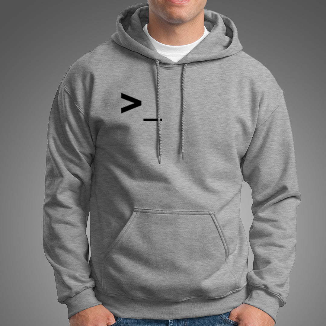 Command Prompt Line Coding Hoodies For Men in India - TEEZ.in