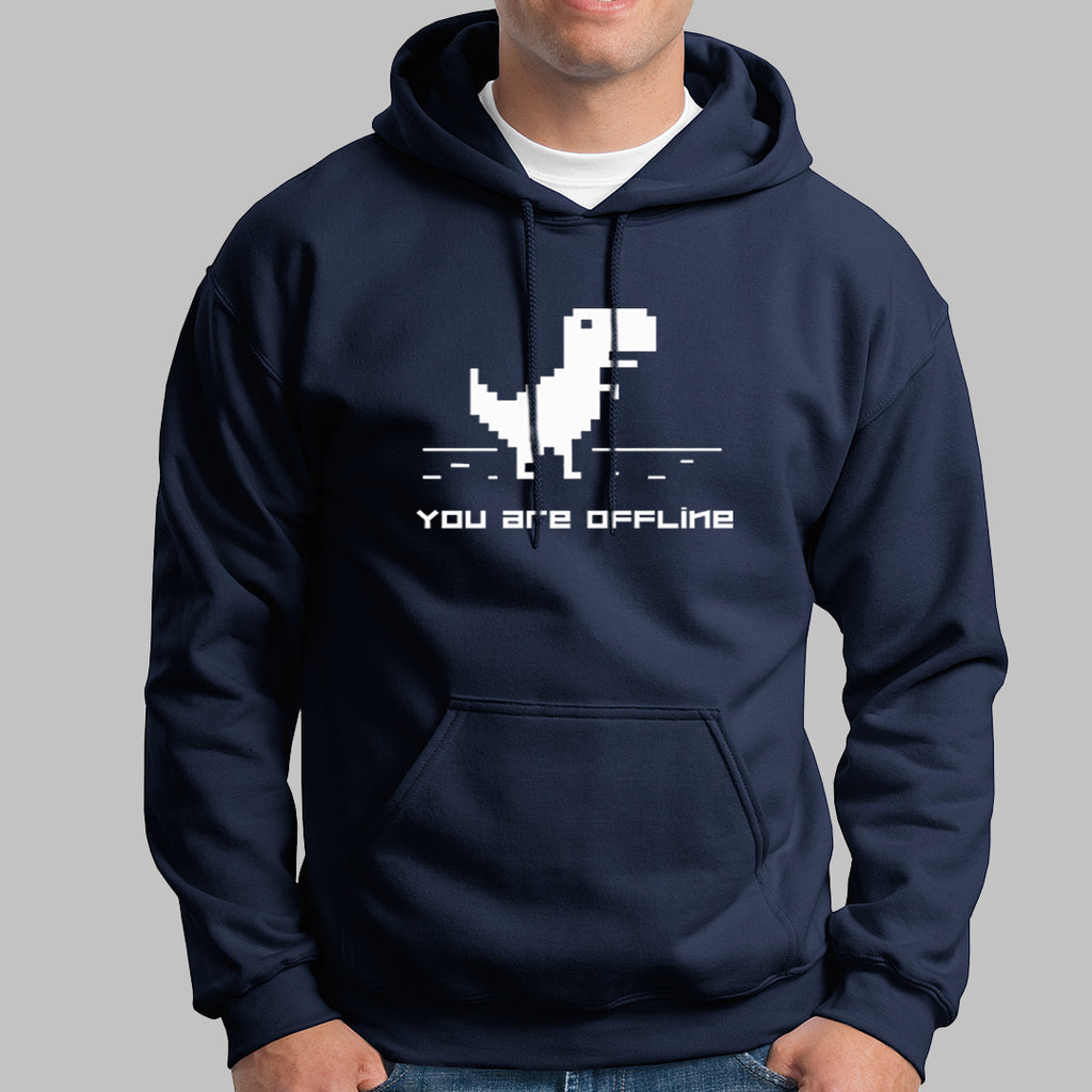 You Are Offline Hoodies For Men – TEEZ.in