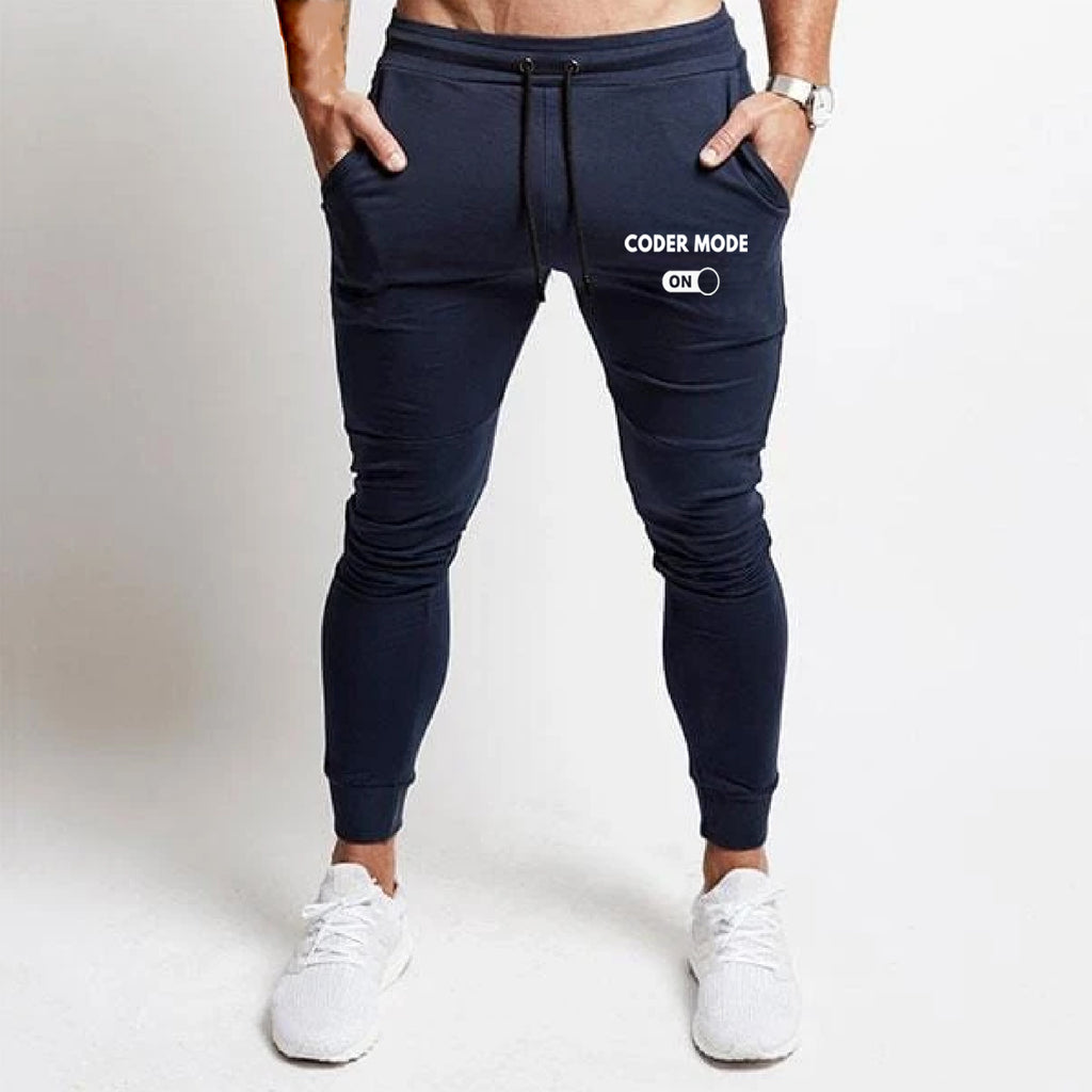 Coder Mode On Jogger pants for Men Online – TEEZ.in