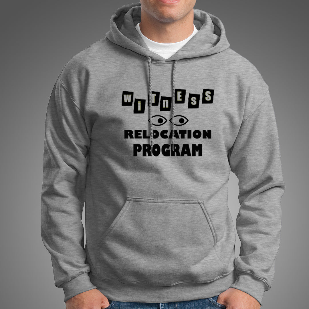 Witness Relocation Program Hoodies For Men - TEEZ.in