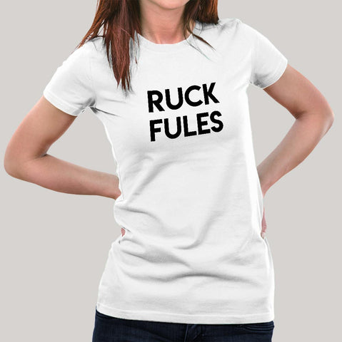Ruck Fules John Cena Women's Attitude T-shirt - TEEZ.in