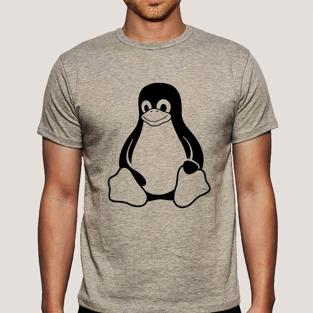 Tux Linux Mascot Men's T-shirt India - TEEZ.in